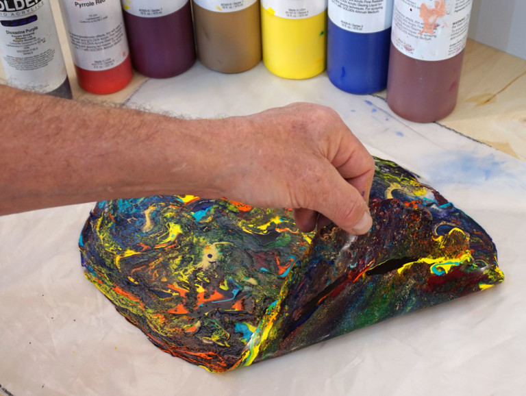 Making "Skins" with Fluid Acrylics | Just Paint