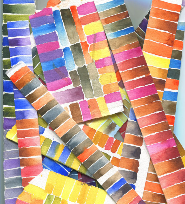 The QoR mini Half Pan Travel Set and Color Mixing | Just Paint