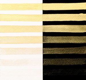 Shiny! QoR Iridescent and Interference Watercolors | Just Paint